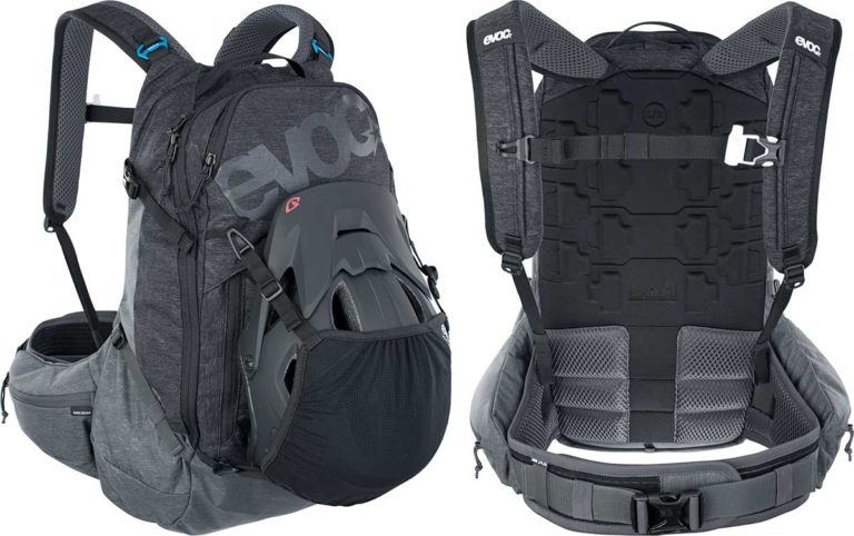 Review: EVOC Trail Pro 10L back protector back pack for MTB