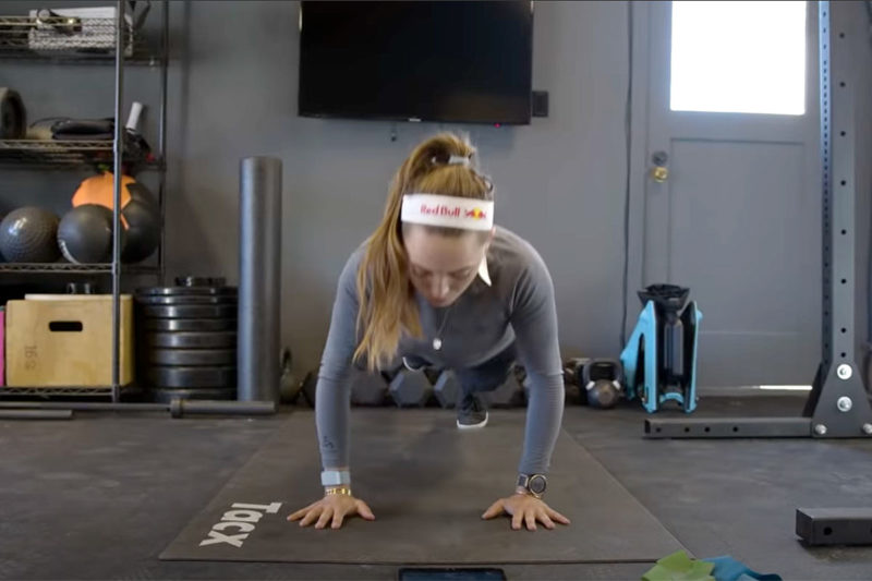 Video: Tour Kate Courtney's "Fitness Fortress" backyard training center ...