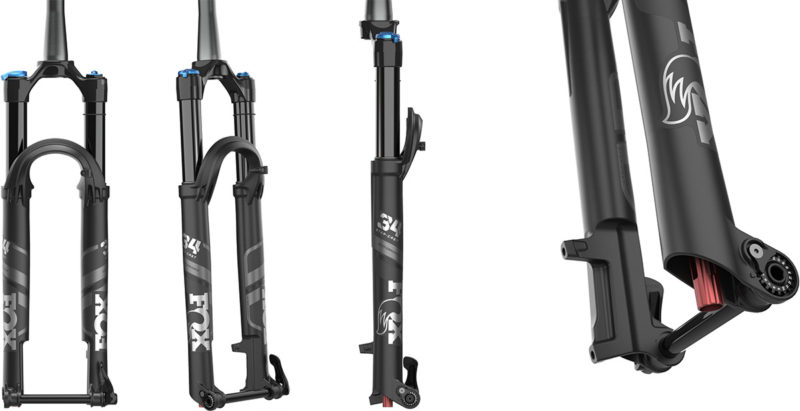 2022 FOX 34 fork family go smoother, shed grams w/ Step Cast design for ...