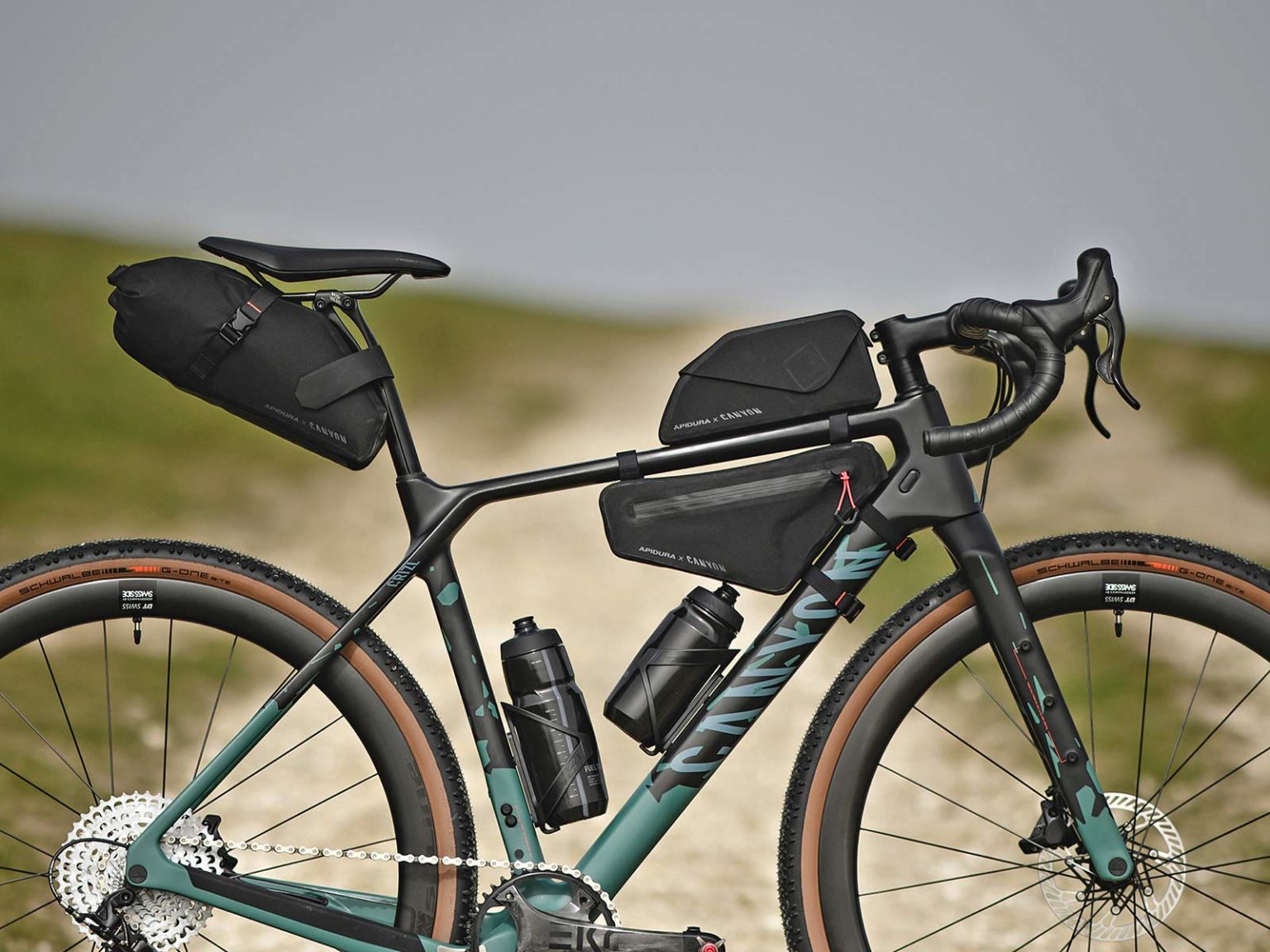 Apidura x Canyon bikepacking bags for off-road adventure - Bikerumor
