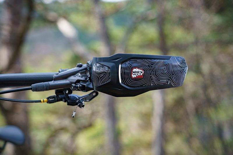 Nock Hand Guards for MTB protect knuckles and brake levers, damp ...