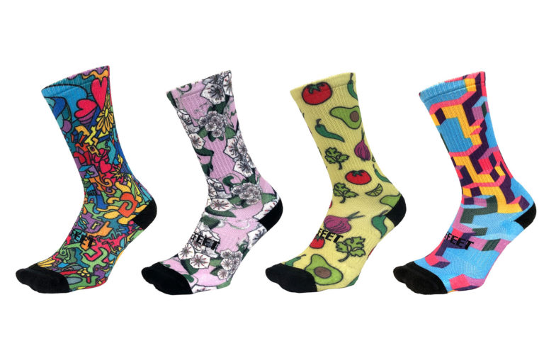 DeFeet PrintMySock lets you create one-off custom printed cycling socks ...