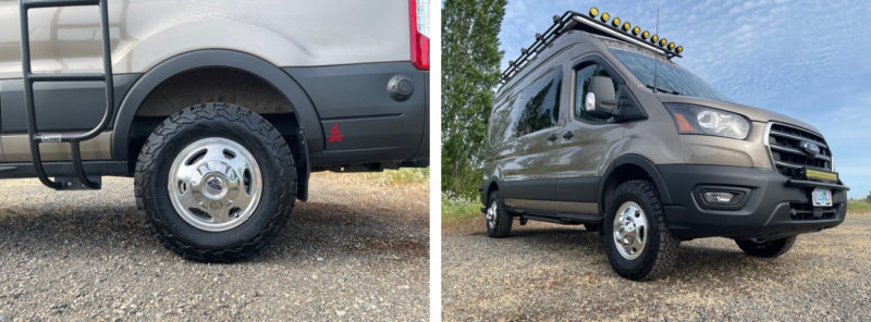 #Vanlife - Quigley 4x4 adds 2" lift kit for 2WD, AWD Ford Transit ...