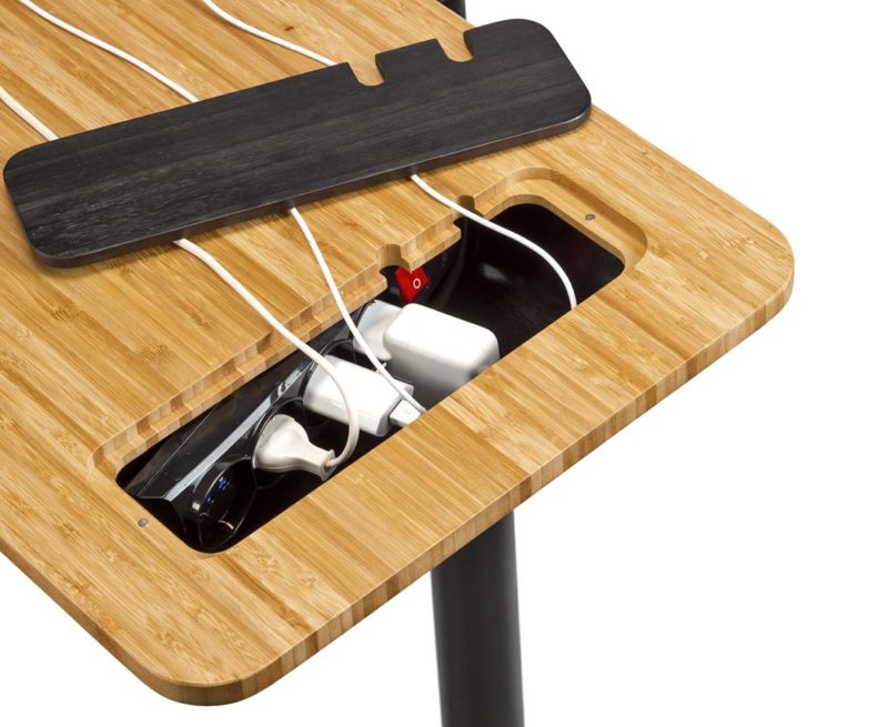 Elite Training Desk secures laptop & phone, hides all the wires ...