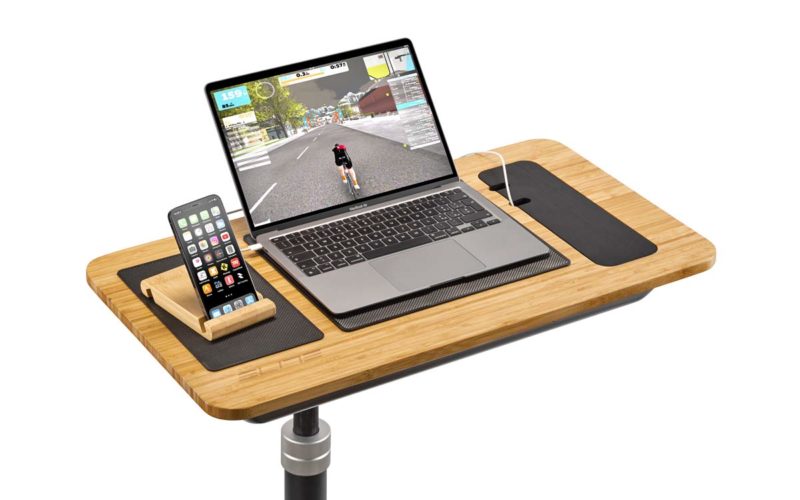 Elite Training Desk secures laptop & phone, hides all the wires ...