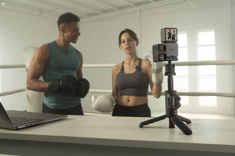 DJI Action 2 camera's mini, modular, magnetic design films 4K all the ...