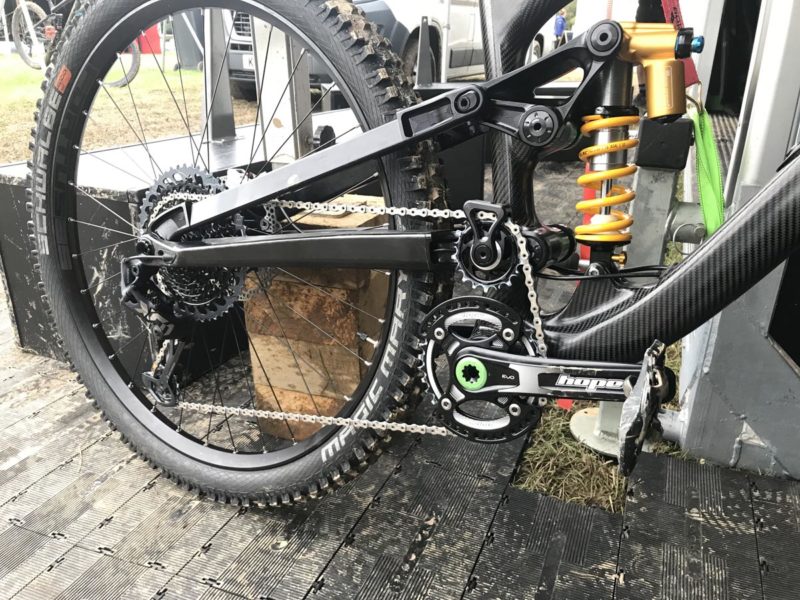 Spotted: Hope Bikes High Pivot Prototype Enduro Bike + New Hope Tech 4 ...