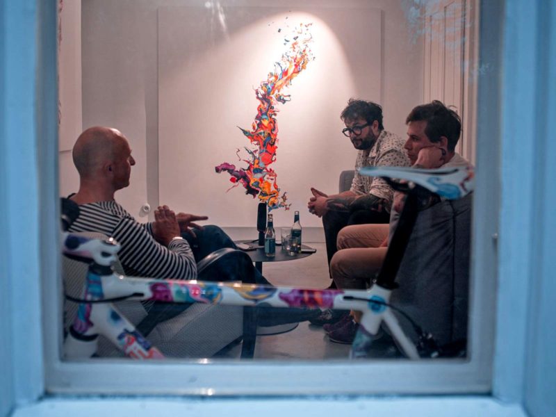 Festka Scout x Ondrash & Kasparek artist series gravel bike - Bikerumor