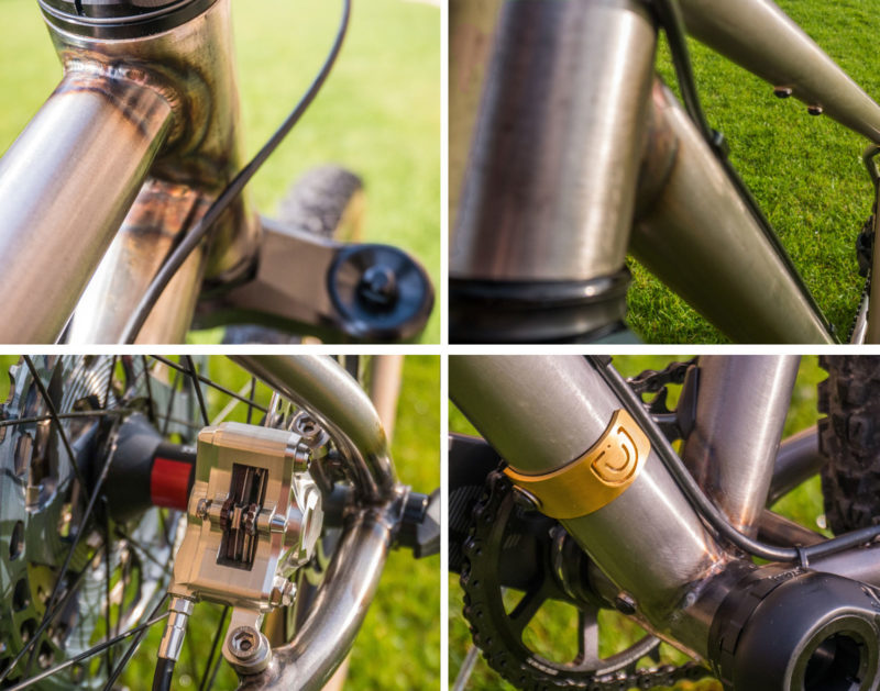 Dinolfo Cycles weld up a classic steel hardtail with all the standards ...