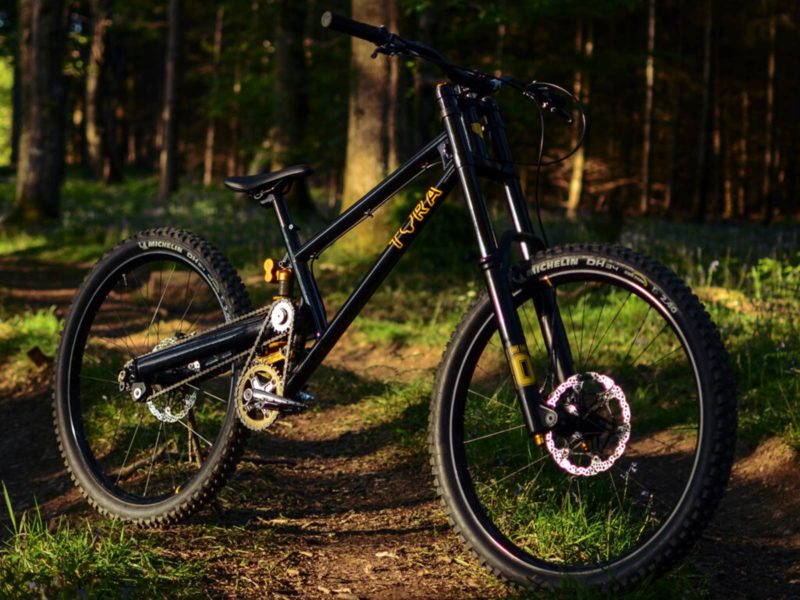 First Look: UK Made Tora Cycles EVH High-Pivot Park Bike - Bikerumor