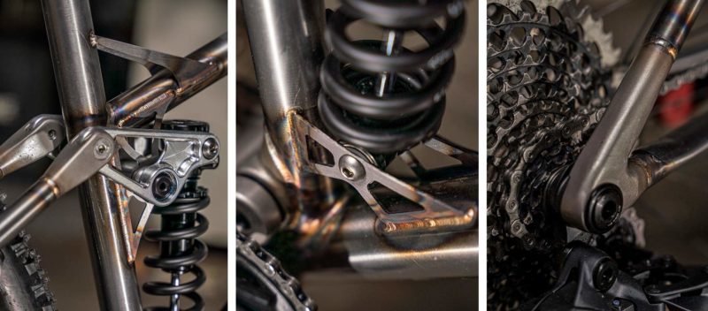 REEB SST prototype 120mm travel lightweight steel trail bike - Bikerumor