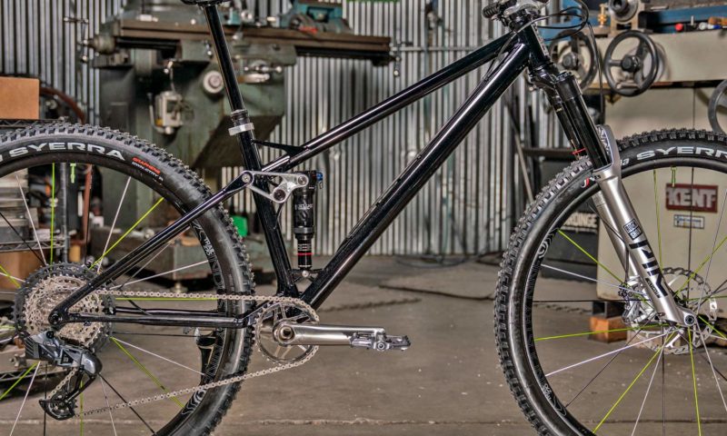 REEB SST prototype 120mm travel lightweight steel trail bike - Bikerumor