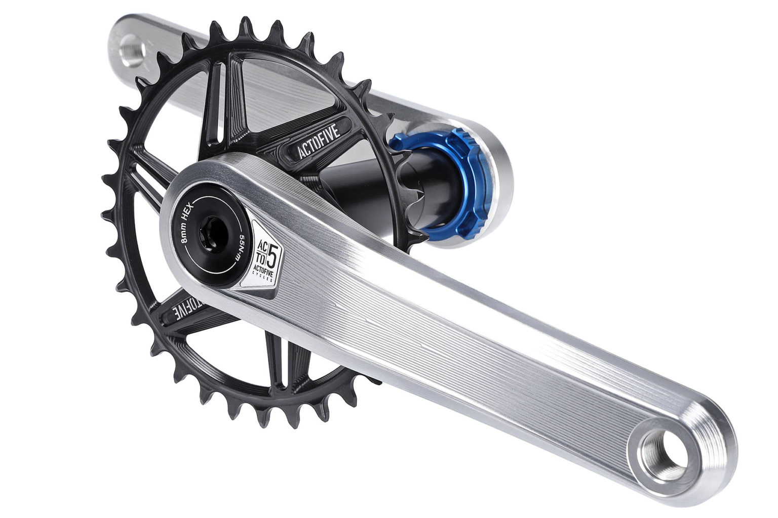 Actofive Signature Crankset is lightweight in hollow alloy - Bikerumor