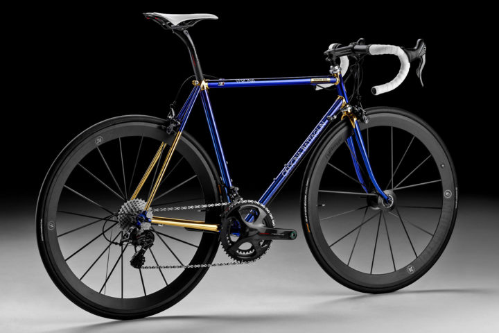 Battaglin Verona 2022 Ltd. gold-plated lugged steel road bike - Bikerumor