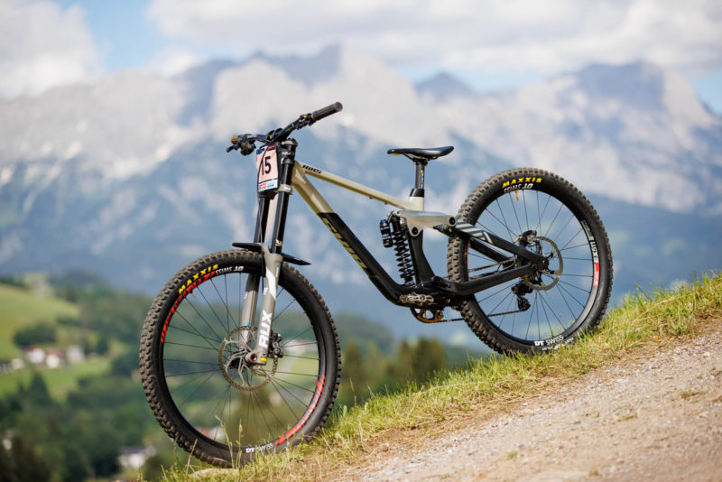 Prototype BiXS Lane Downhill Bike is being ridden by Beyond Racing Team in Leogang - Bikerumor