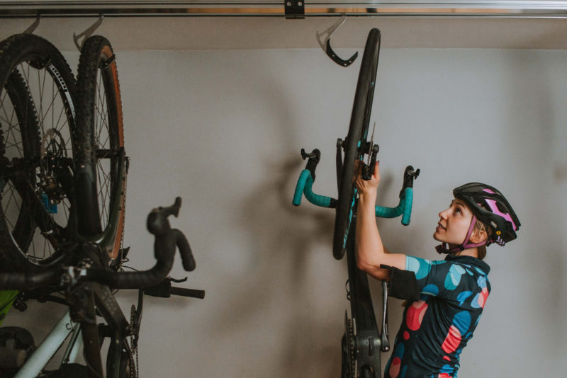 The Stashed SpaceRail is a next-level bike storage solution - Bikerumor