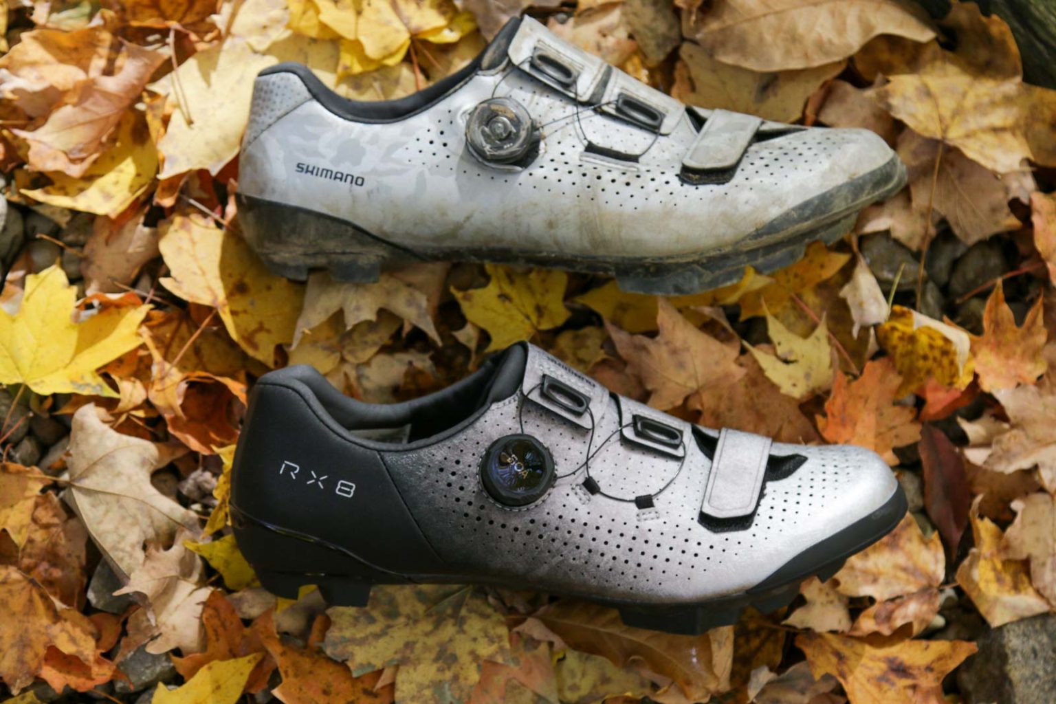New Shimano RX8R Gravel Shoes Rally w/ Integrated Gaiter, Updated RX8 ...