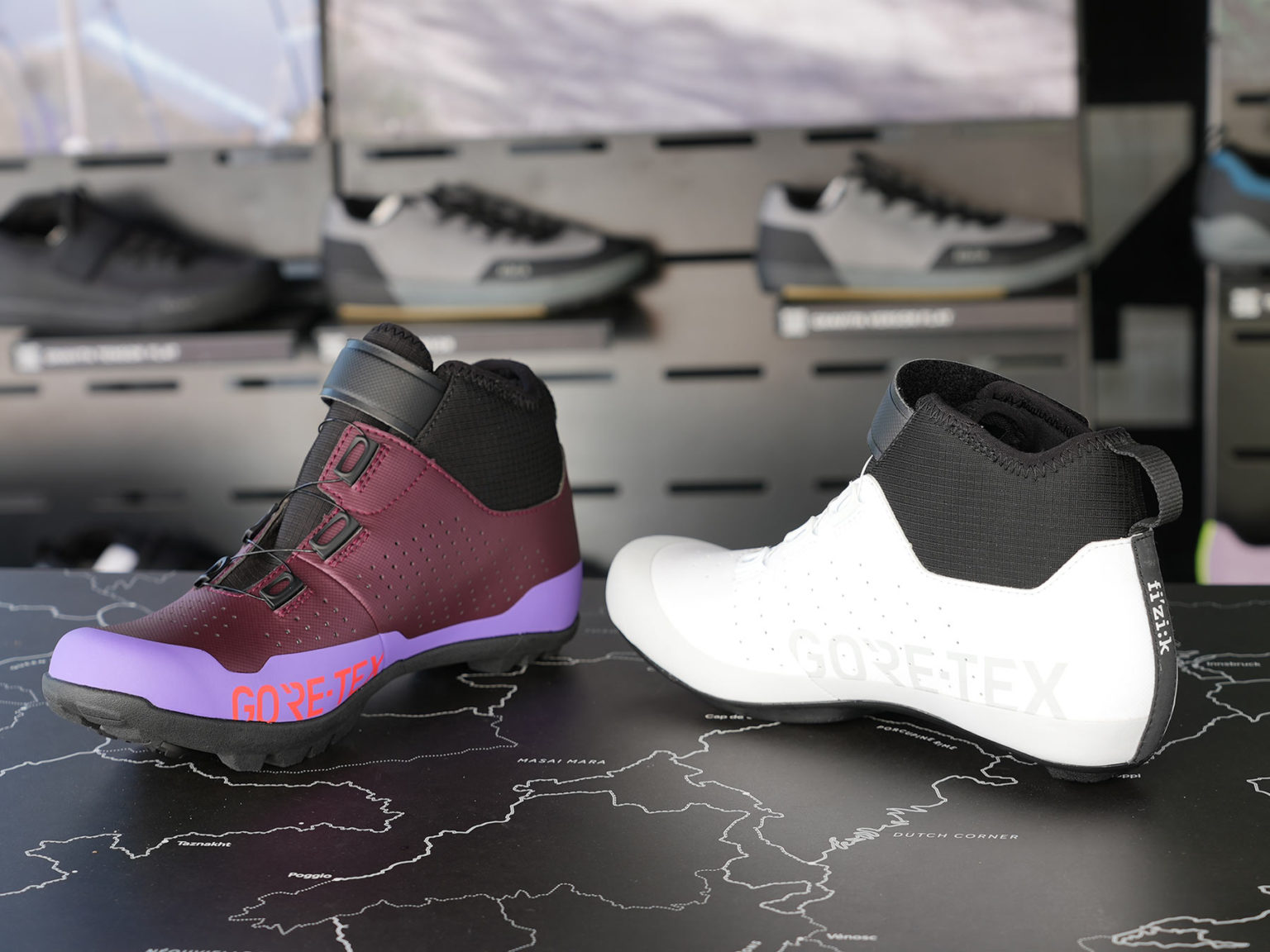 Fizik Artica GTX winter road, mountain bike shoes re...booted, hotter ...