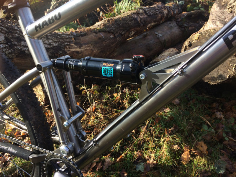 Perry Habu re-thinks the Trail Bike with Single-Pivot Titanium Frame ...