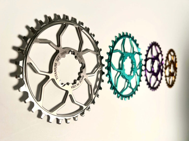 5DEV Machine 3-Bolt Direct Mount Titanium Chainrings in San Diego ...