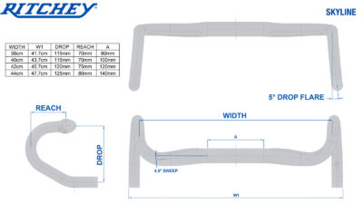 Ritchey Skyline Alloy Drop Bar is Tom Ritchey's Most Ergonomic Road ...