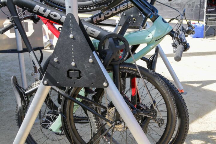 Stashed SpaceRail Bike Storage Gets a Freestanding Prototype - Bikerumor