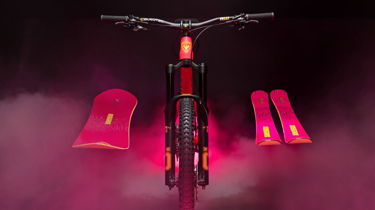 Rossignol Super Heretic Calls Back 1994 Skis, with new Limited Edition Enduro Bike - Bikerumor