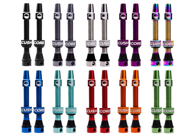 CushCore E-MTB Tire Inserts Debut, plus New Valve Stem Colors - Bikerumor