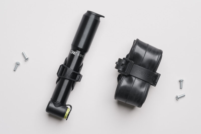 OneUp adds Inline Pump Mount & Bolt-On Tube Strap - Bikerumor