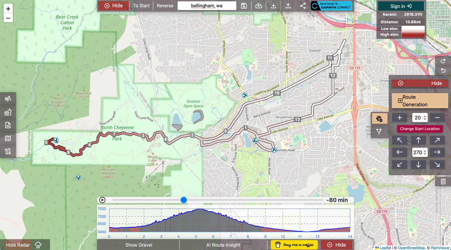 Sherpa Map Highlights Gravel Roads & Weather for Free - Bikerumor