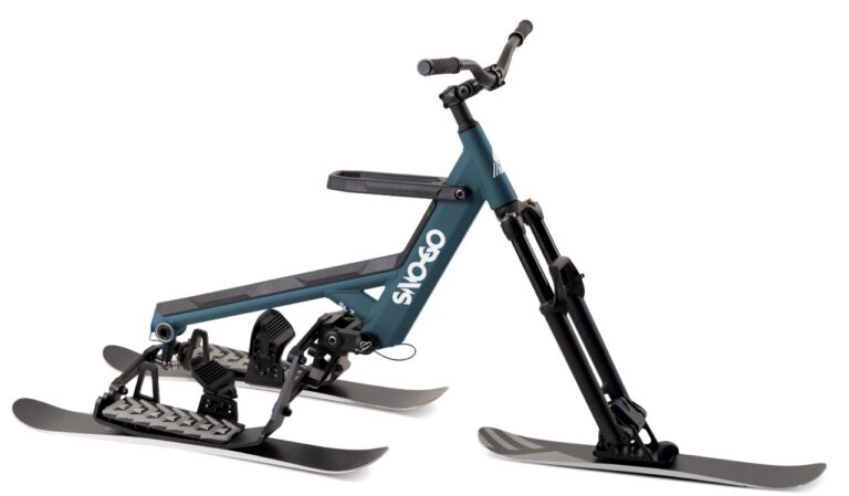 Winter is Coming... So, Ride a Sno-Go Ski Bike Like an MTB - Bikerumor