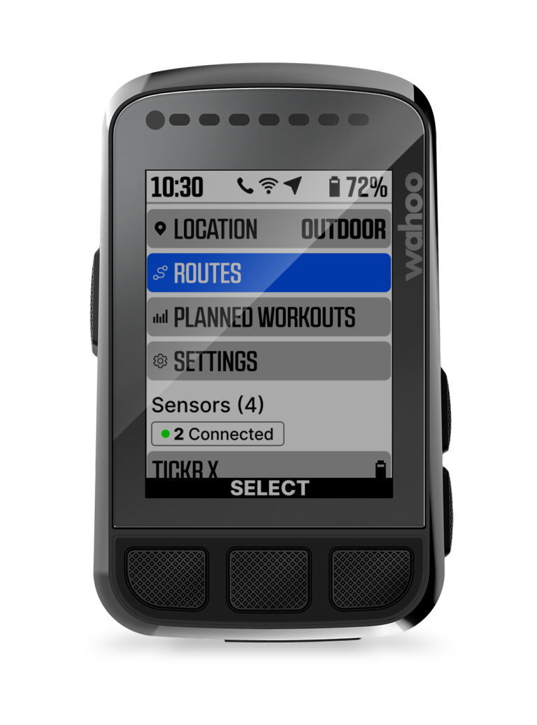 Wahoo Updates Elemnt Computers with Ready to Ride Home Screen. - Bikerumor