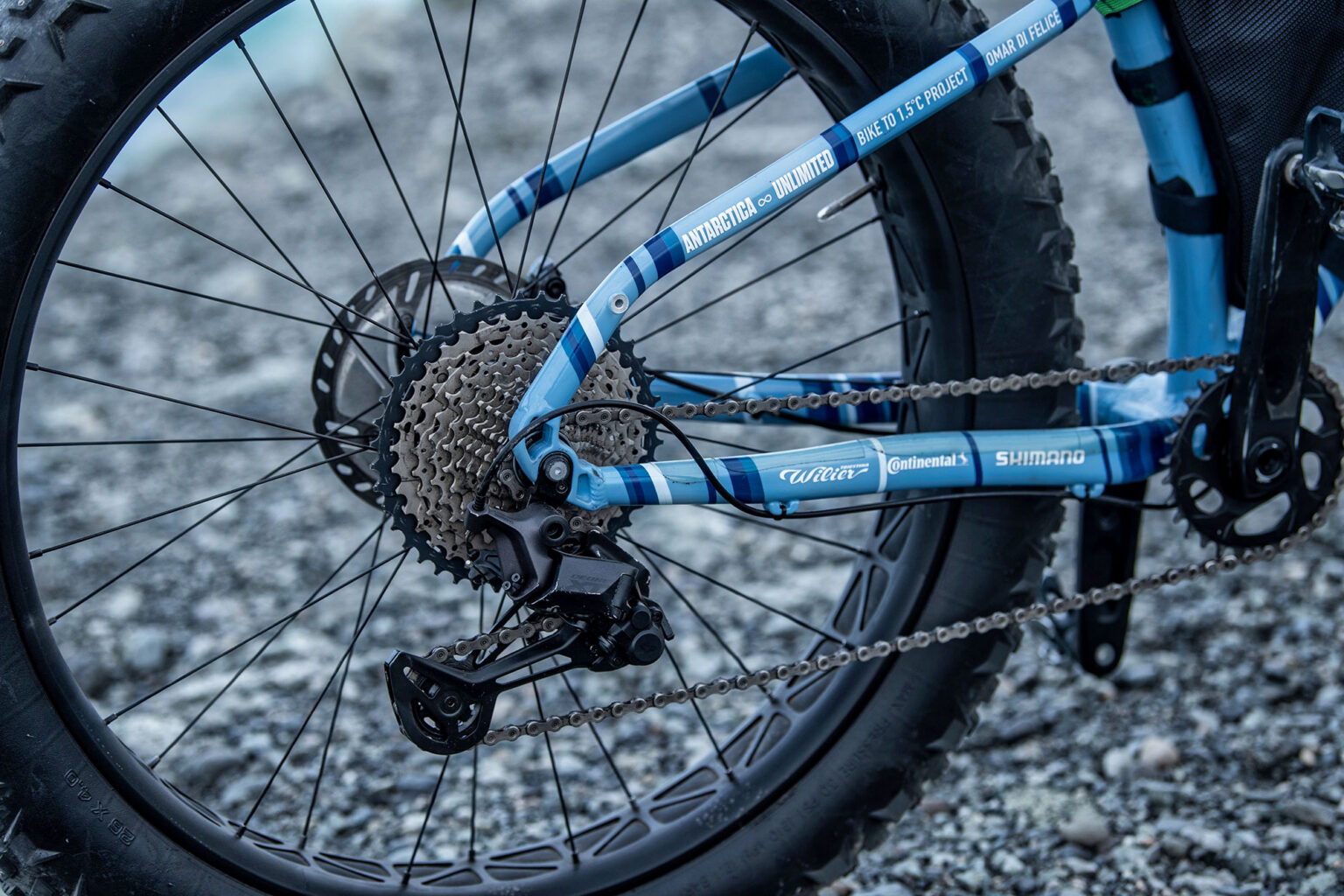 Omar di Felice is Again Crossing Antarctica on a Prototype Wilier Fat ...