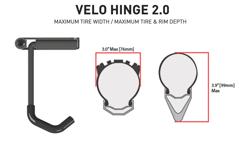 Feedback Sports Velo Hinge 2.0 Updates Classic Home Wall Storage For ...