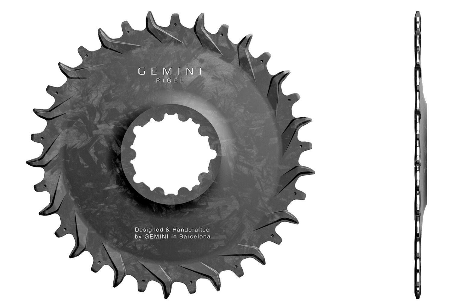 Gemini Forges Rigel Carbon MTB Chainrings, the World's Lightest at 39g ...