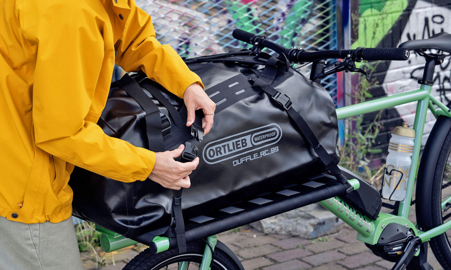Ortlieb Duffle RC Backpack Rolls Closed For Easy Waterproof Protection - First Look - Bikerumor