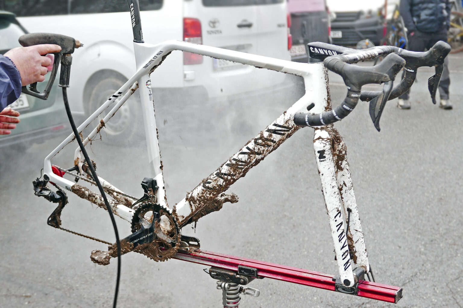 6x World Champ Mathieu van der Poel's Canyon Inflite "CFR": CX Pro Bike ...