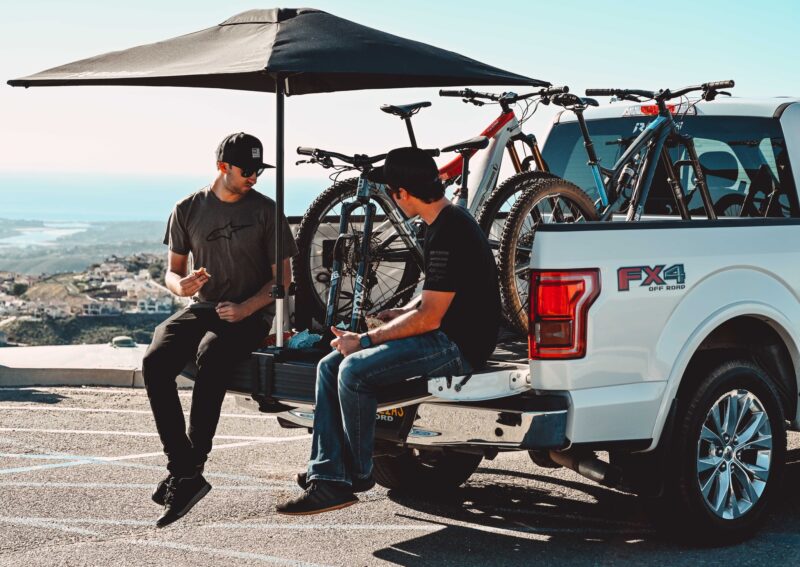 More than a Bike Rack: Railias Tailgate Rack System Doubles as Tailgate ...