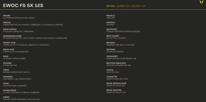 Devinci Goes For The Groms With The Ewoc FS 24” (or 26”) Trail Bike - Bikerumor