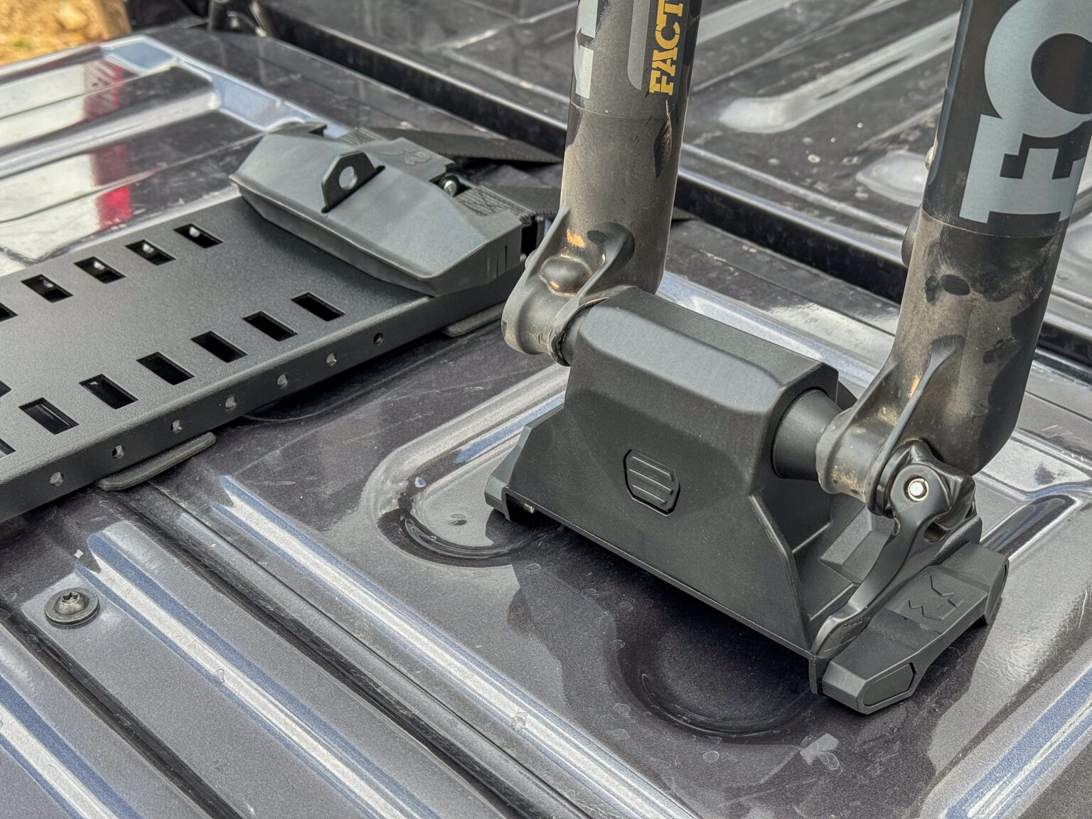 More than a Bike Rack: Railias Tailgate Rack System Doubles as Tailgate ...