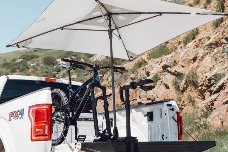 More than a Bike Rack: Railias Tailgate Rack System Doubles as Tailgate ...