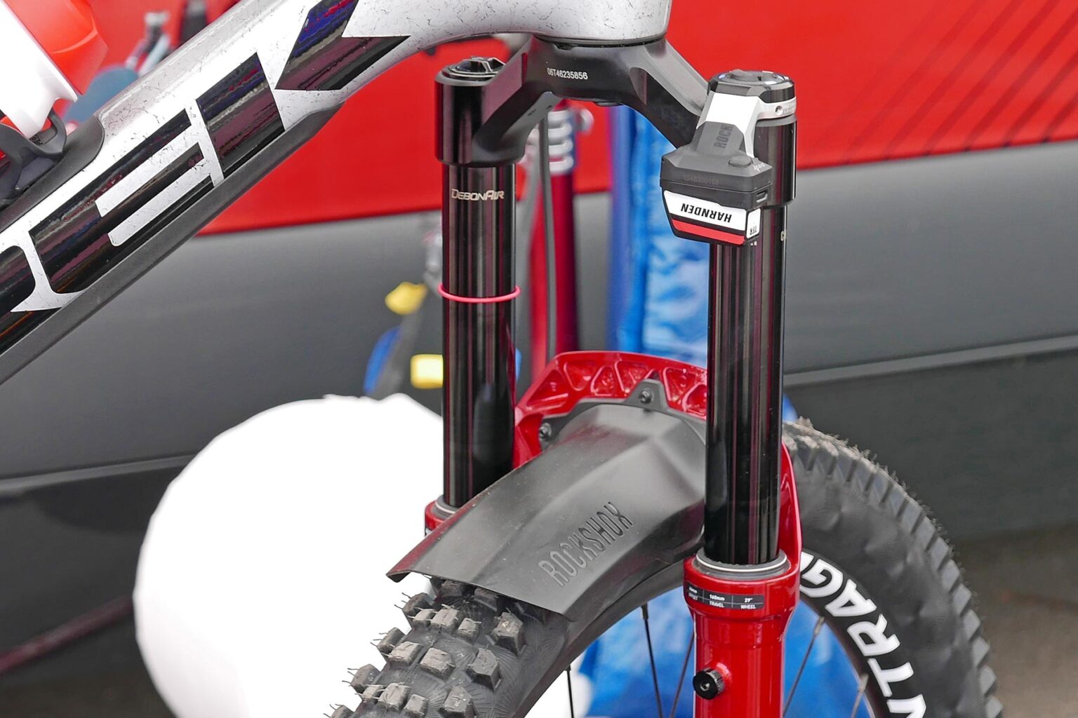 RockShox Prototype Vivid Coil & Air Flight Attendant Enduro Shocks Hit the World Cup - Bikerumor