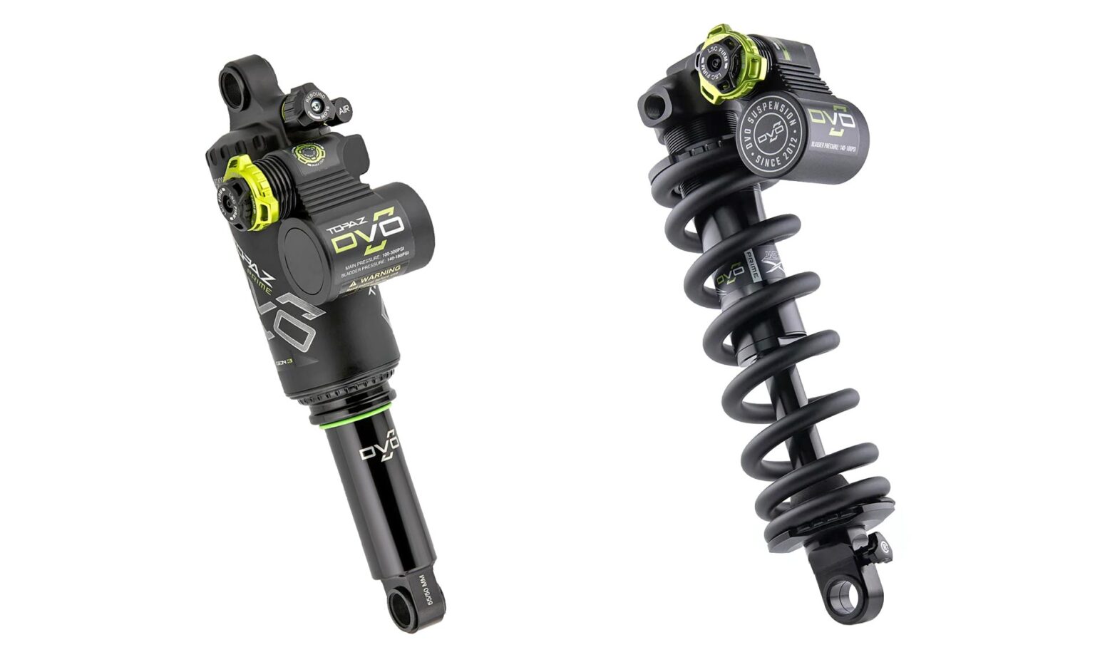 DVO Topaz Prime & Jade X Prime Shocks Get More Air & Coil Adjustability for Easier Tuning ...