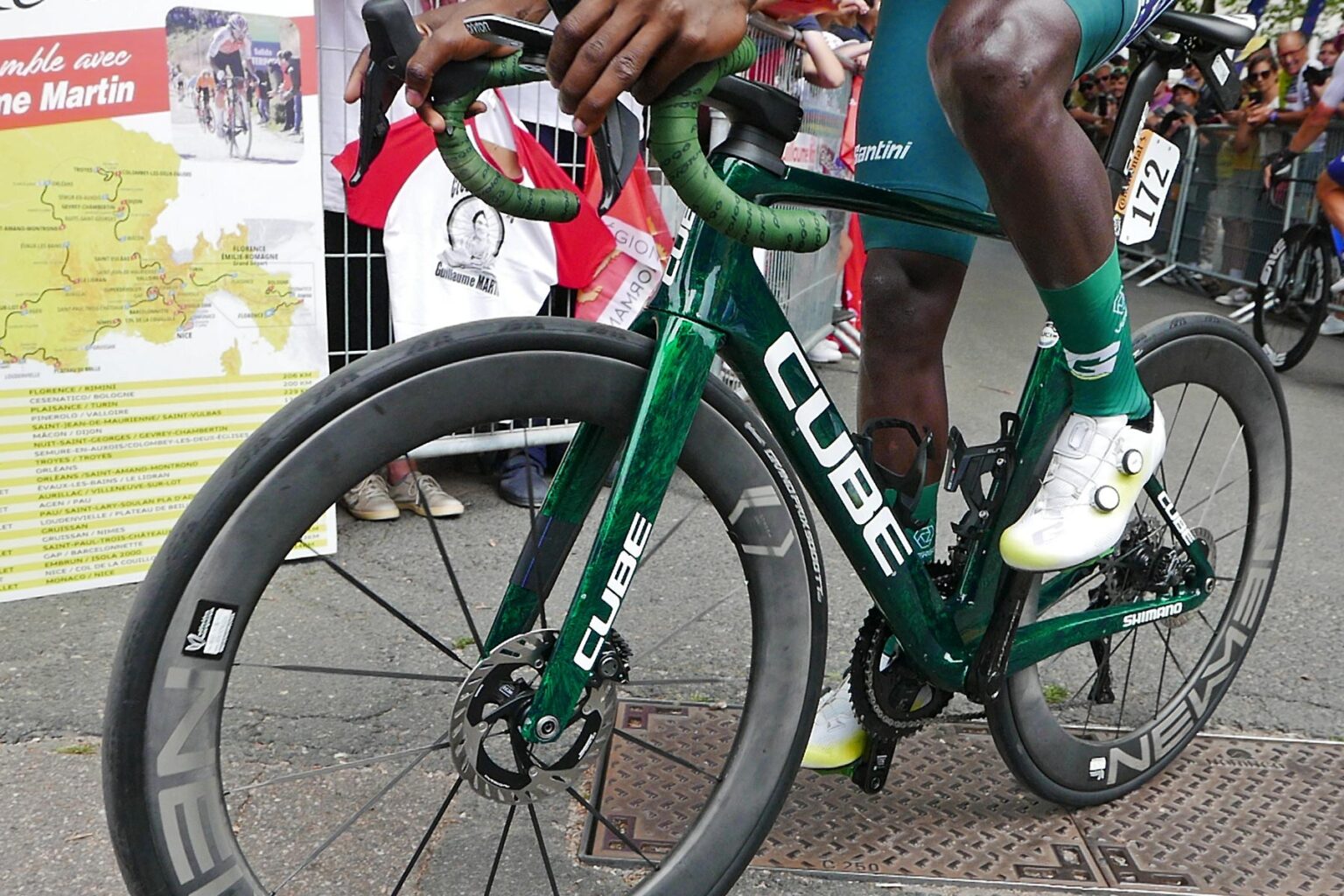 Green Jersey Winner Biniam Girmay's Cube Litening Aero Road Bike w/ Ultralight Wheels - Bikerumor