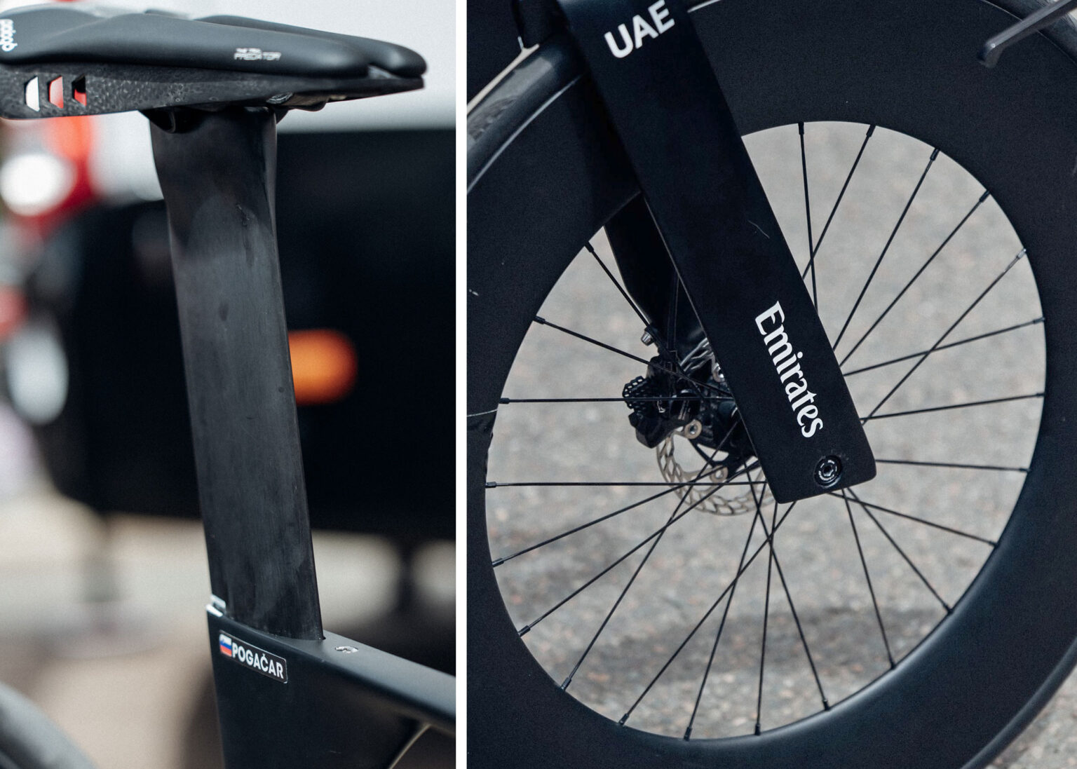 Pogačar's Colnago TT1 Bike, a Winged Prologo Saddle, Prototype Post ...