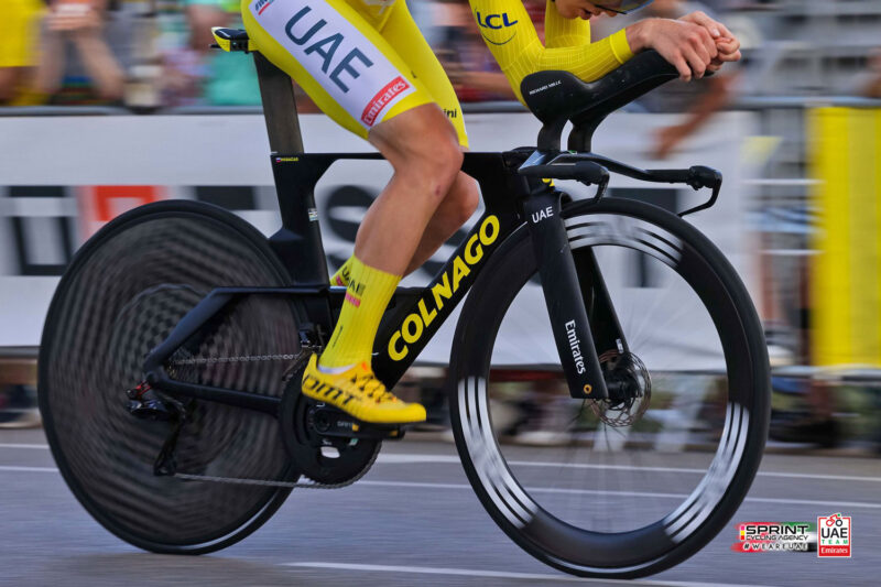 Pogačar's Colnago TT1 Bike, a Winged Prologo Saddle, Prototype Post ...