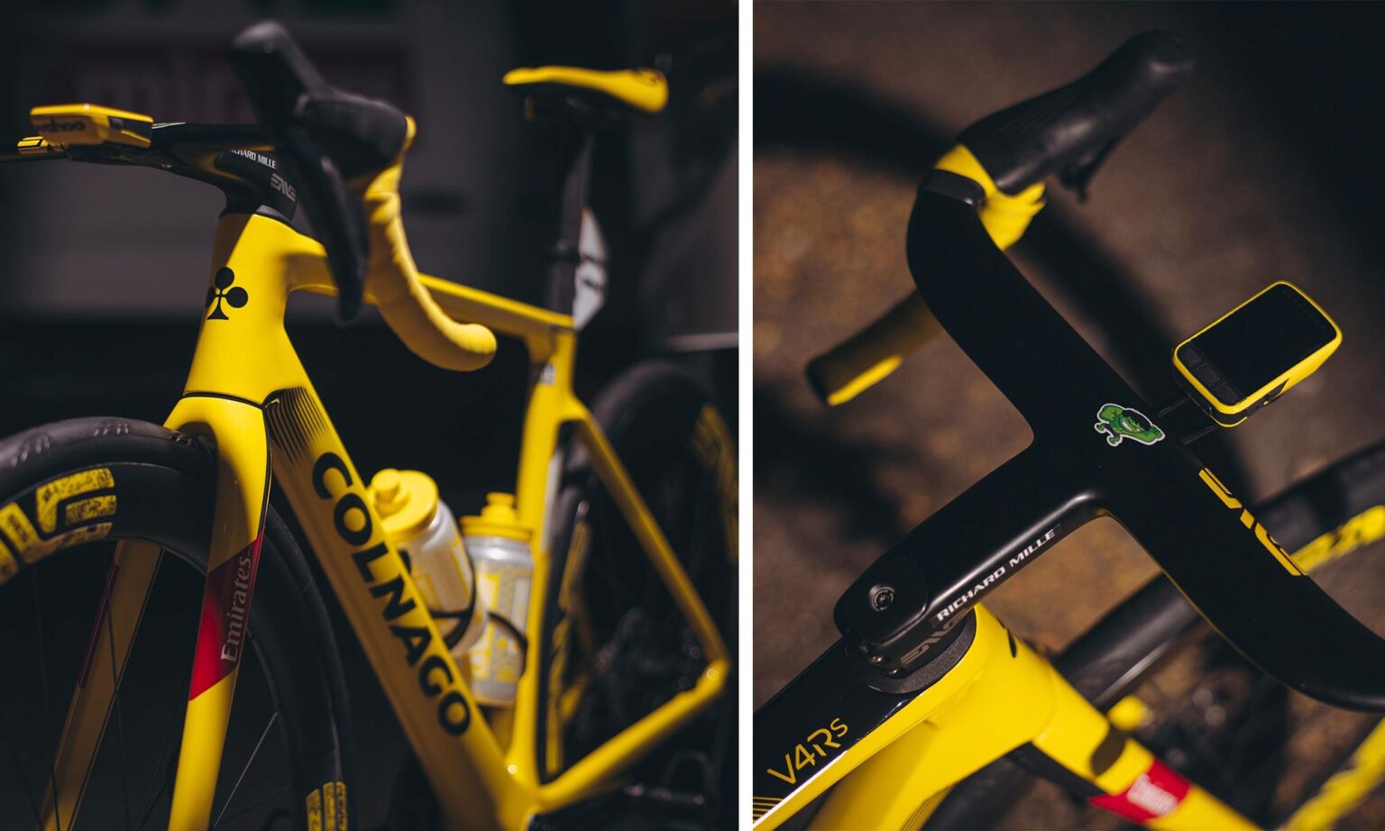 Tadej Pogačar Tour-winning Colnago V4Rs Road Bike Gets Nice Yellow ...