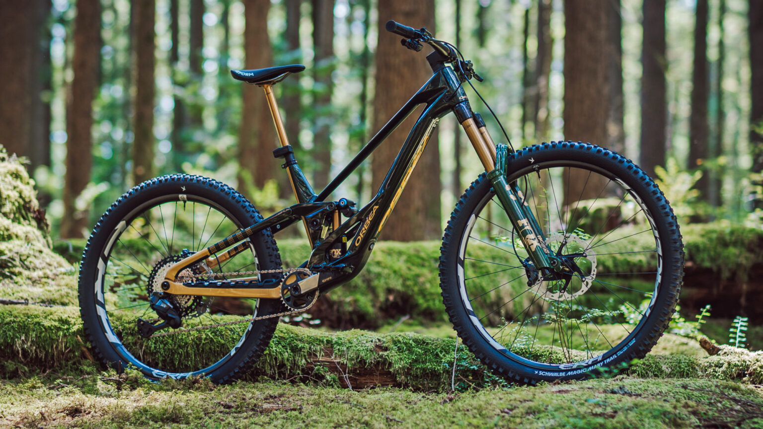 FOX 38 Fork Gets Ltd Green You Can Win On a Gee Milner Dream Build Custom Orbea Rallon - Bikerumor