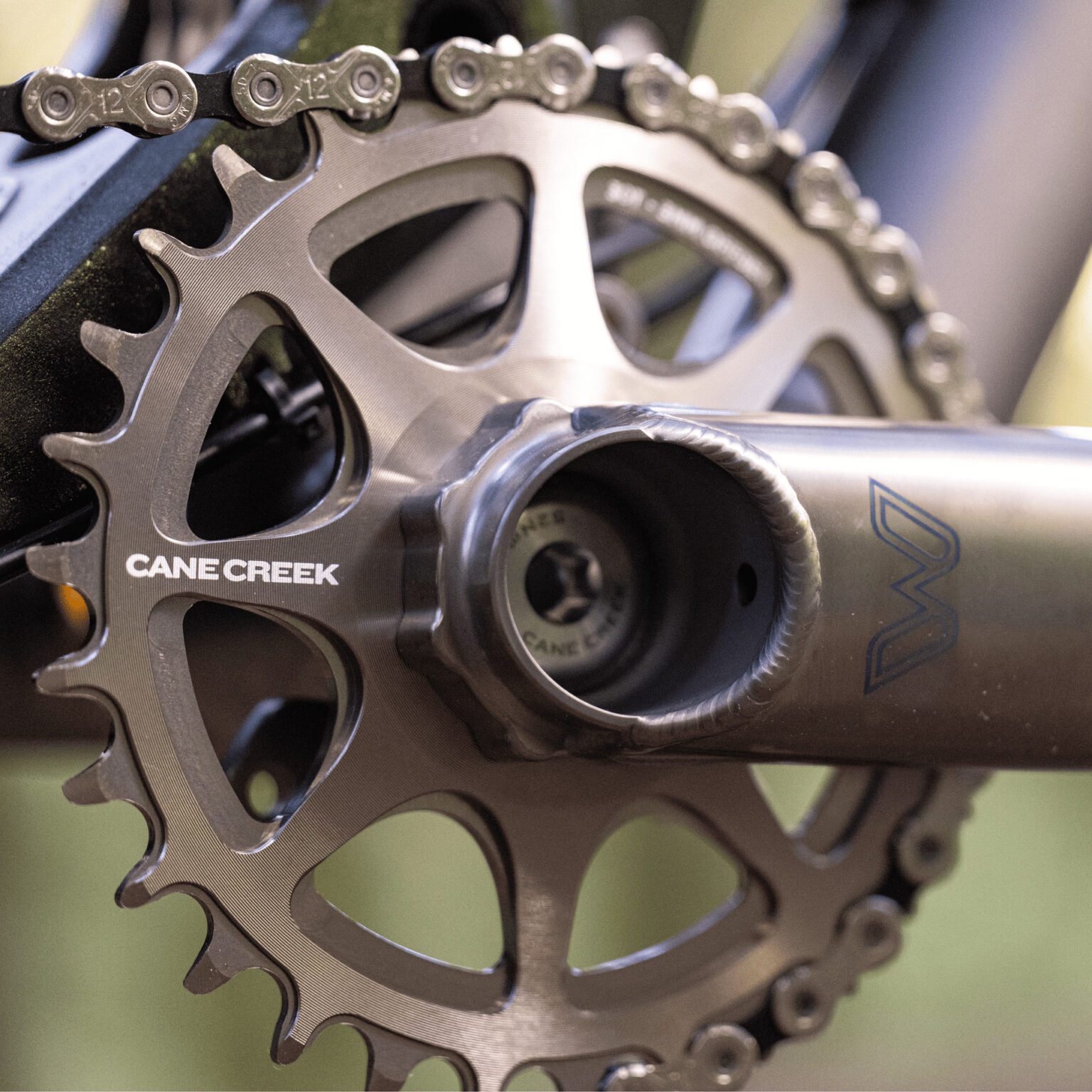 Cane Creek Adds Titanium Grey Chainrings for eeWings - Bikerumor
